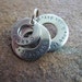 Pet ID Tag Stainless Steel Washer Durable Metal Pet ID Tag Hand Stamped ...