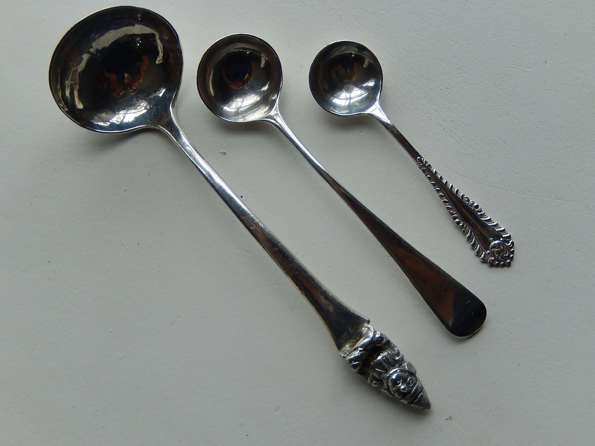 3 Sterling Silver Spoons Lot of 3 Tiny Silver Spoons 1 | Etsy