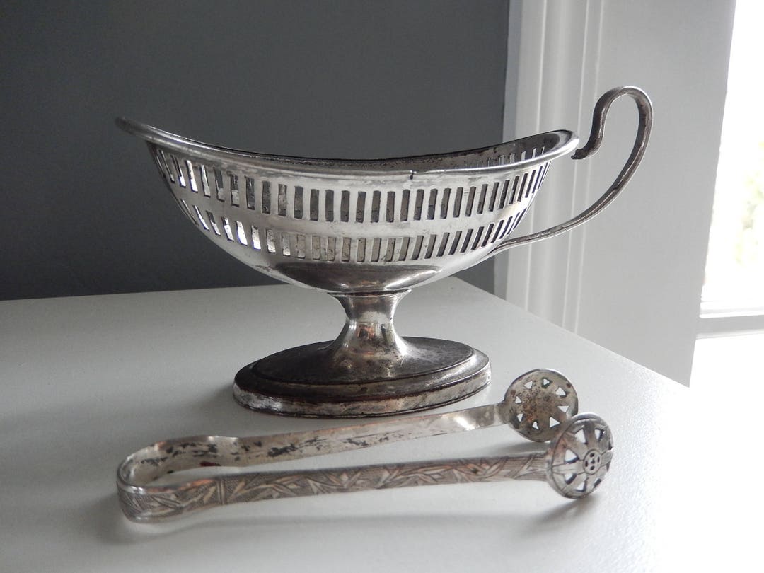 Silver Trinket Dish - Sugar Cube Dish - Silver Plate Nut Bowl - Small ...