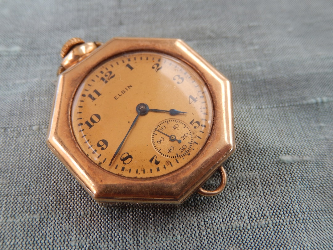 14K Gold Ladies Elgin Pocket/pendant Watch - Antique Elgin Watch ...