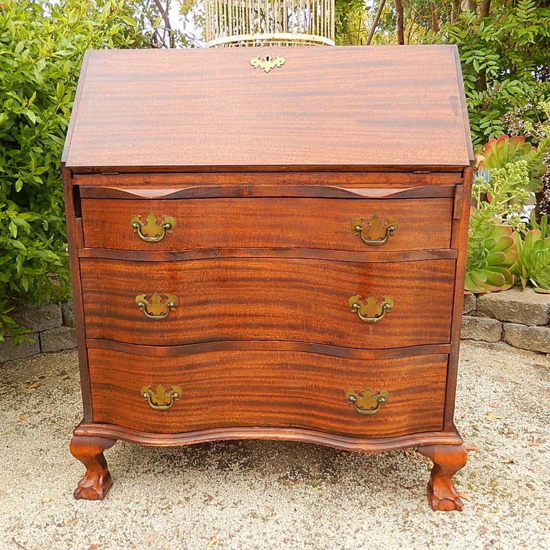 Antique Secretary Desk - Etsy