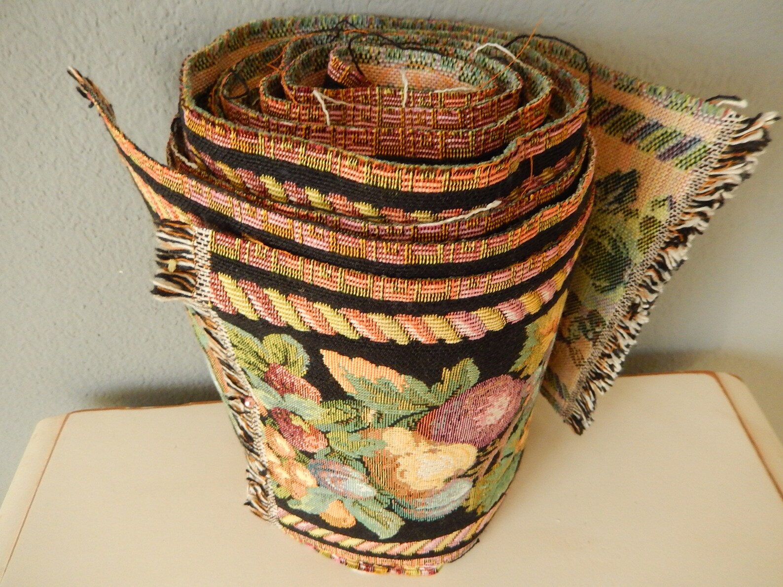 Tapestry Border Fabric Jacquard Woven European Tapestry - Etsy UK