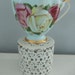 Pedestal China Cup - Shabby China Cup - Teacup Holder - Ring Holder ...