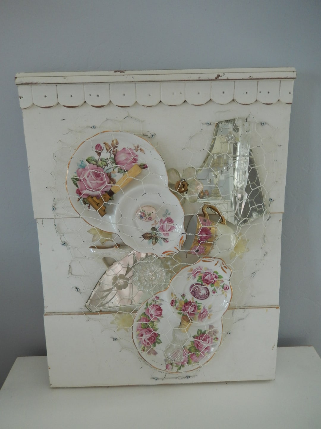 Collage Art - Victorian Collage - Shabby Collage Art - Eastlake Style ...