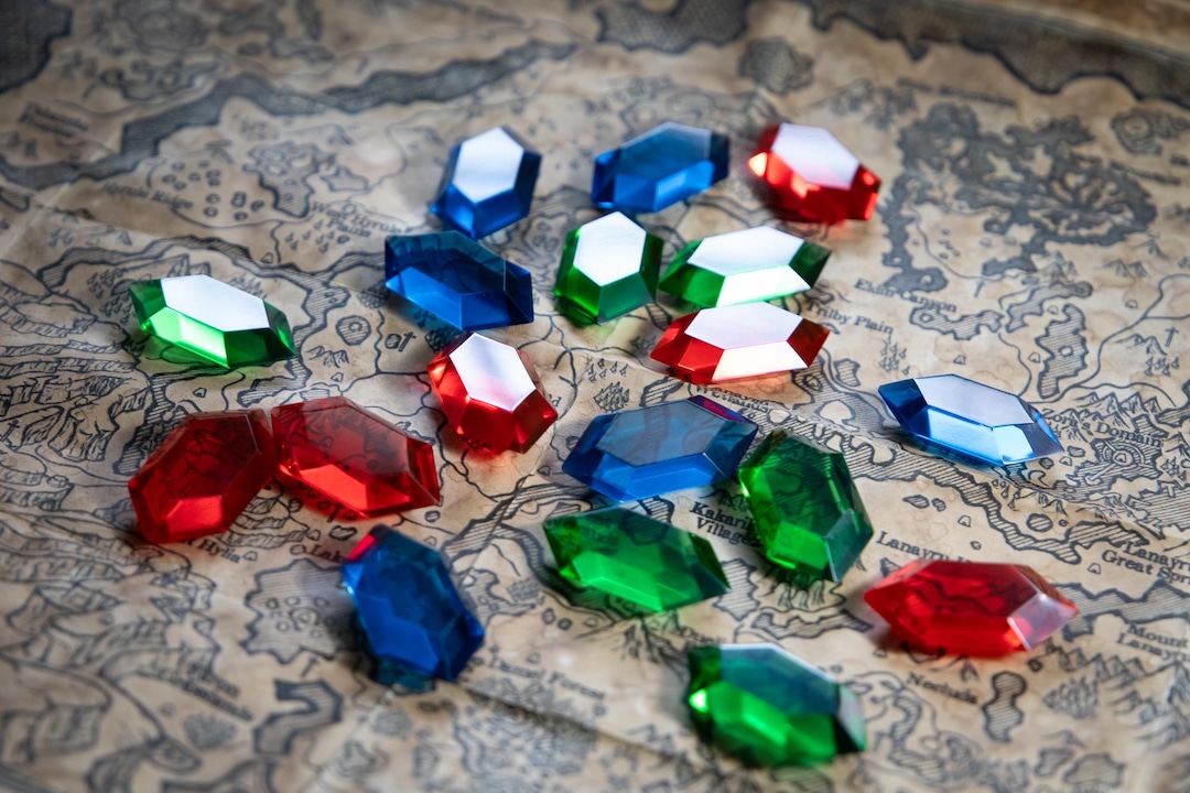 Set of 3 Resin Rupees - Etsy