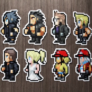 Final Fantasy XV 16-bit Stickers (updated Design!) - Etsy