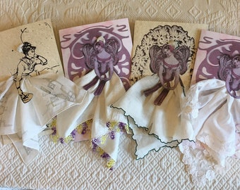 Fashion Ladies Keepsake Hankie Cards - Etsy