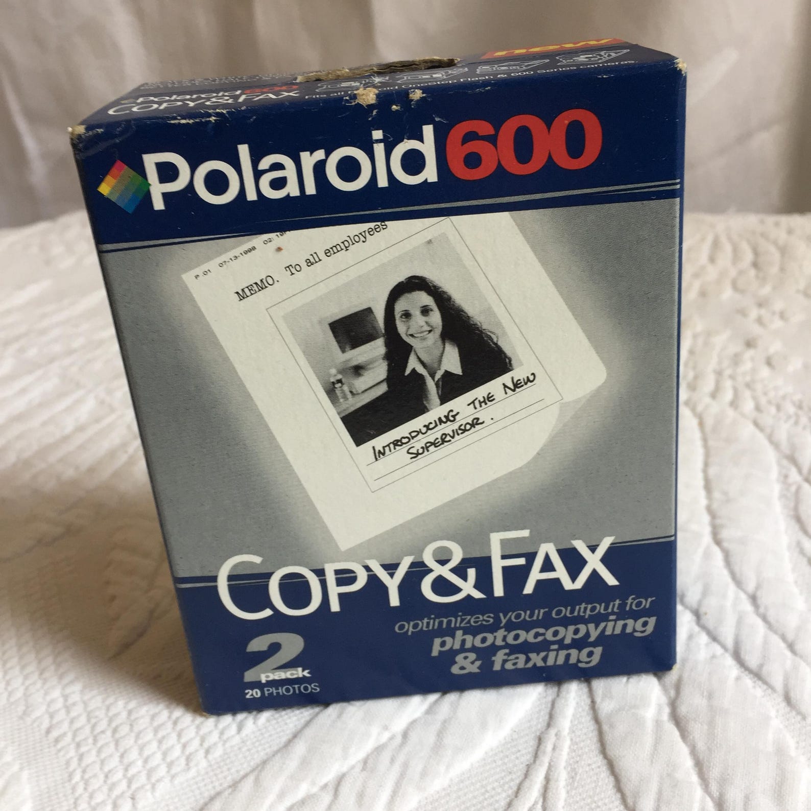 Vintage Polaroid 600 Copy & Fax 2 Pack, 20 Photos. Optimizes Your ...