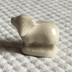 Vintage 4 Wade Farm Animal Figurines. Porcelain Miniature English ...