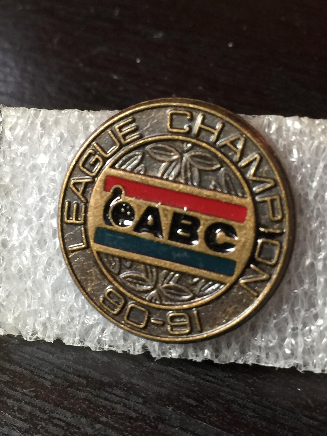 Vintage Bronze 16-06 ABC League Champion Pin. Bowling Lapel Pin. - Etsy