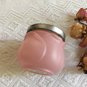 Vintage Avon Pink Rose Shaped Bottle Dew of Roses Perfumed Skin ...