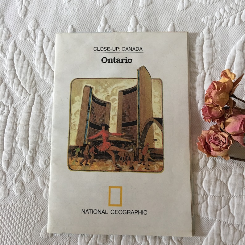 Vintage 1978 and 1979 Canada Maps. Ontario and Saskatchewan Manitoba ...