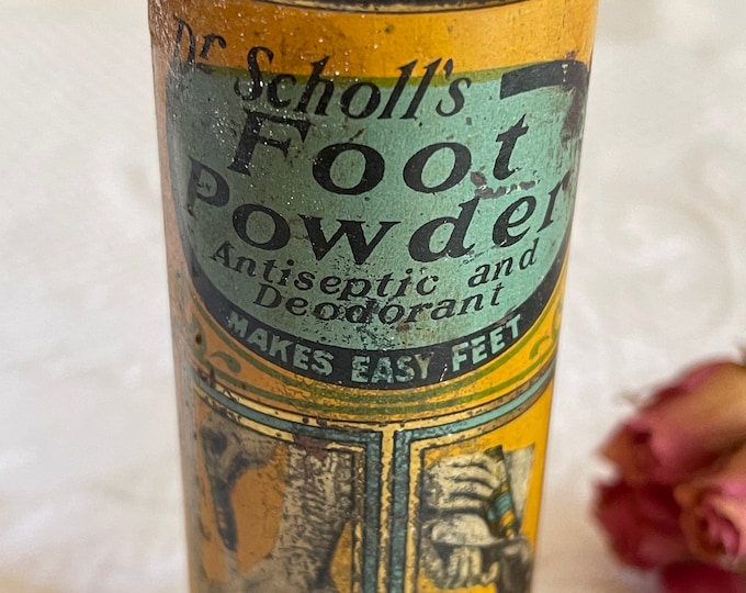 Vintage Rare Dr Scholl's Foot Powder Antiseptic and Deodorant, Makes ...