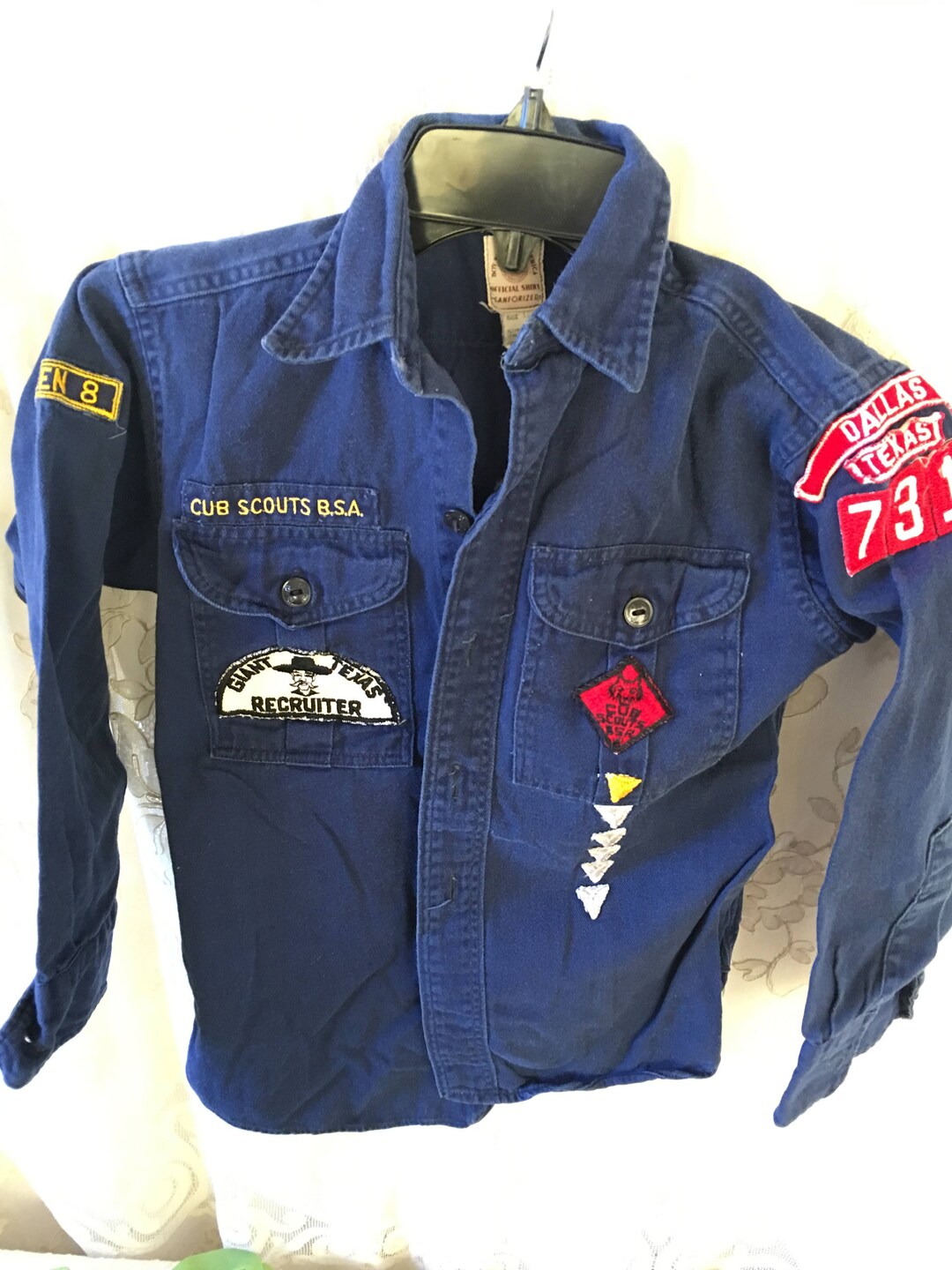 Vintage Boy Scout Cub Scout Uniform From Dallas, Texas 731, Den 8, in ...