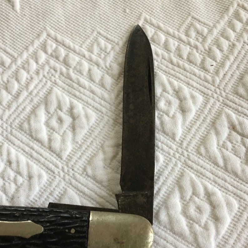 Vintage L F & C Pocket Knife. Long Blade. Aged Pocket Knife. | Etsy