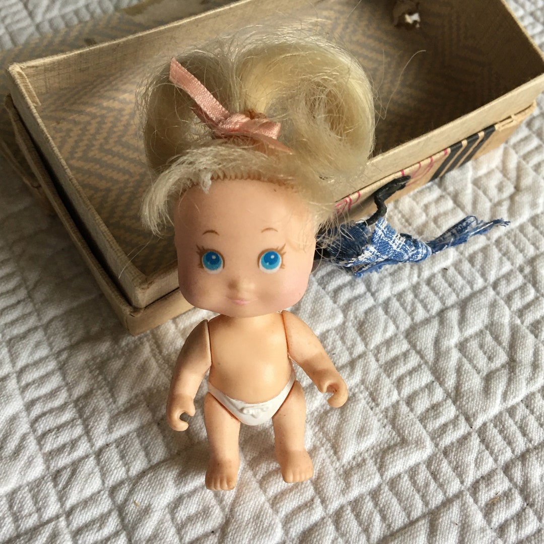 Vintage 1990 Tyco Mini Baby Doll. Rubber Moveable Arms, Legs and Head ...