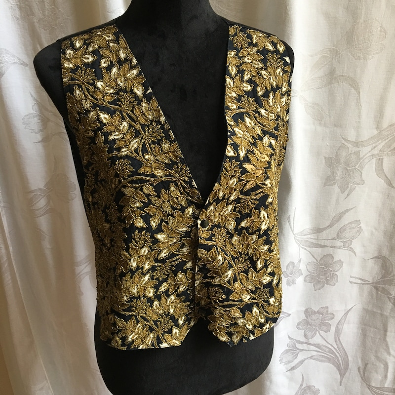 Gold Vest - Etsy
