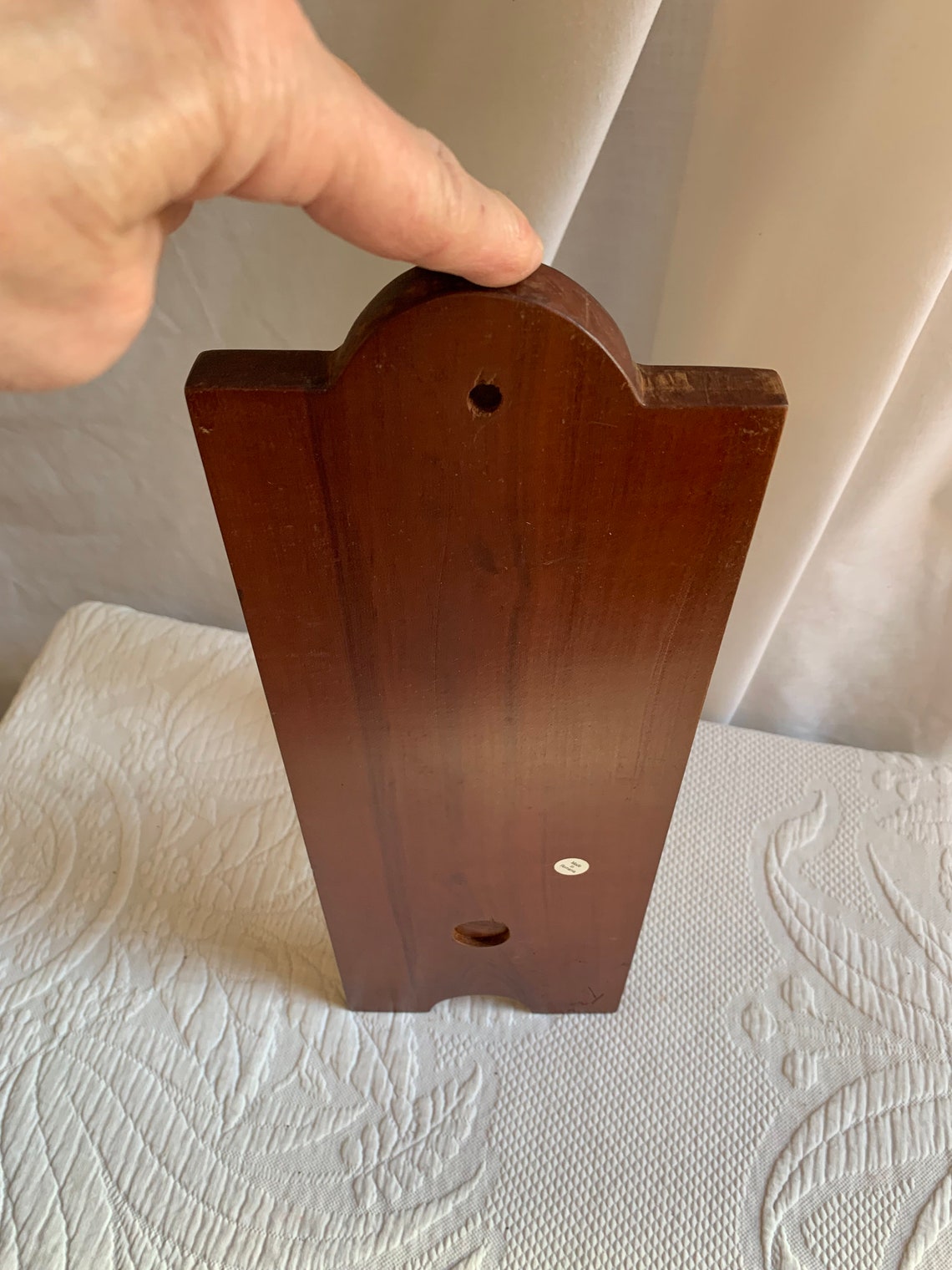 Vintage Romanian Hardwood Candle Wall Sconce. Carved Wood Wall Candle ...