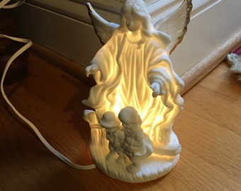 Porcelain Light Angel - Etsy