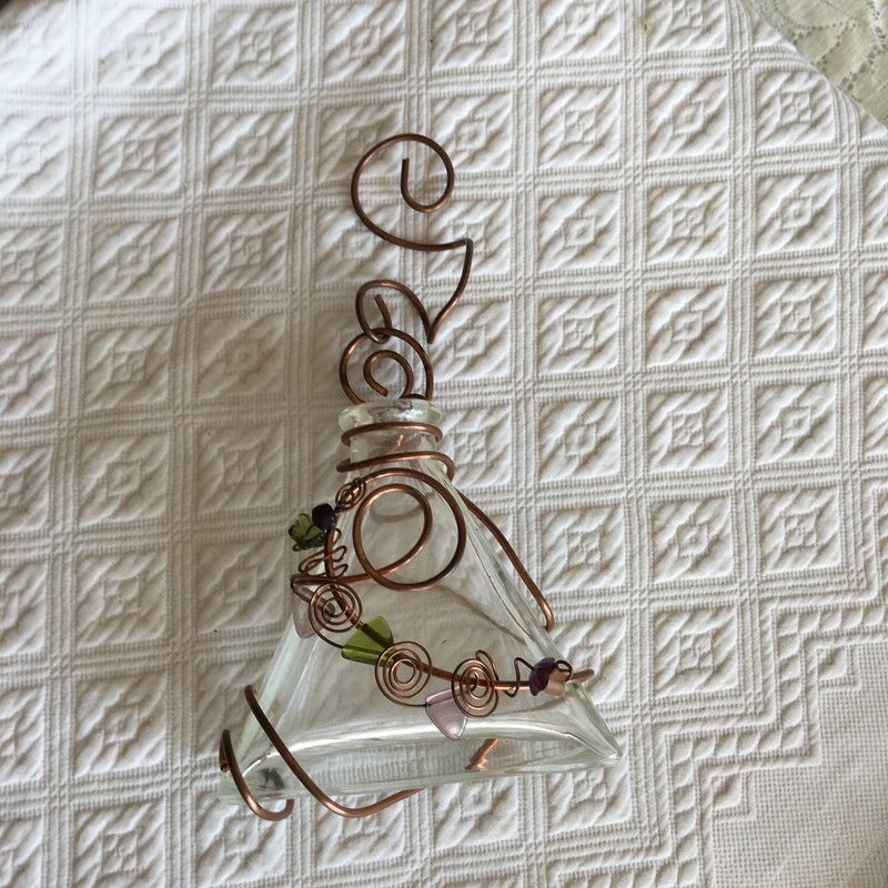Wire Wrapped Bottle - Etsy