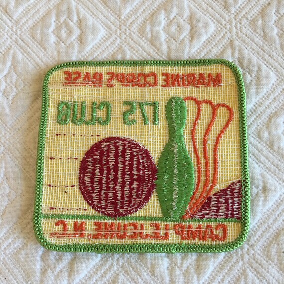 Vintage Marine Corps Bowling Patches. Base 175 Club C… - Gem
