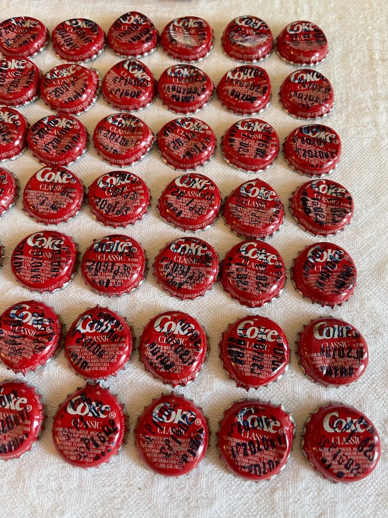 Vintage Choose 100 Coke Classic Coca Cola Bottle Caps. | Etsy