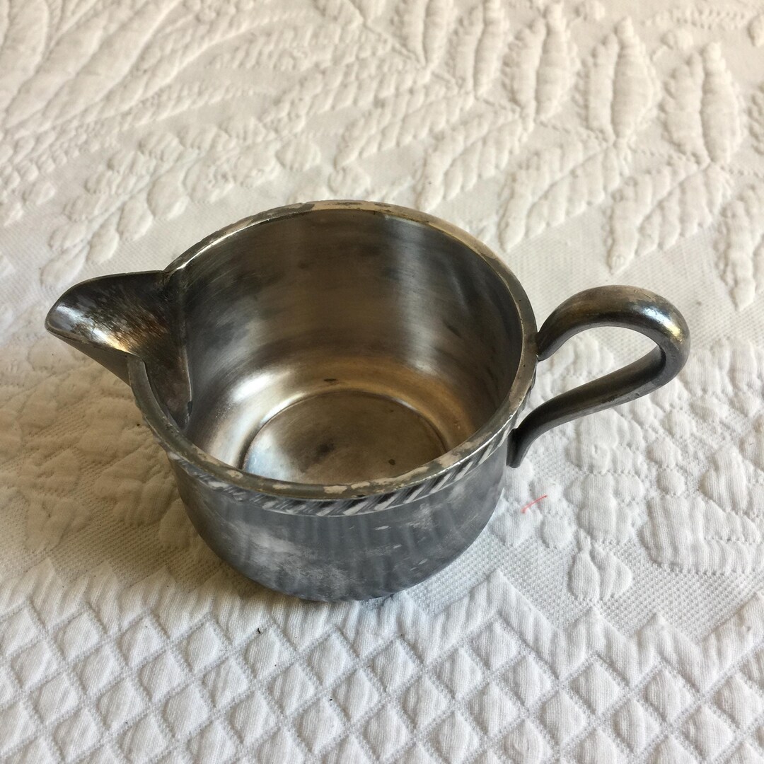 Vintage Reed and Barton Creamer in Soldered Silver. Rope Type Design ...