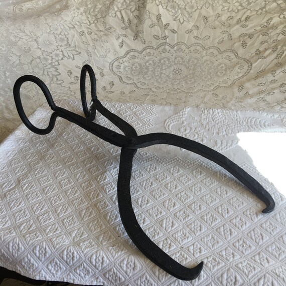 Antique Ice Block Tongs. Wrought Iron Large Ice Tongs for | Etsy