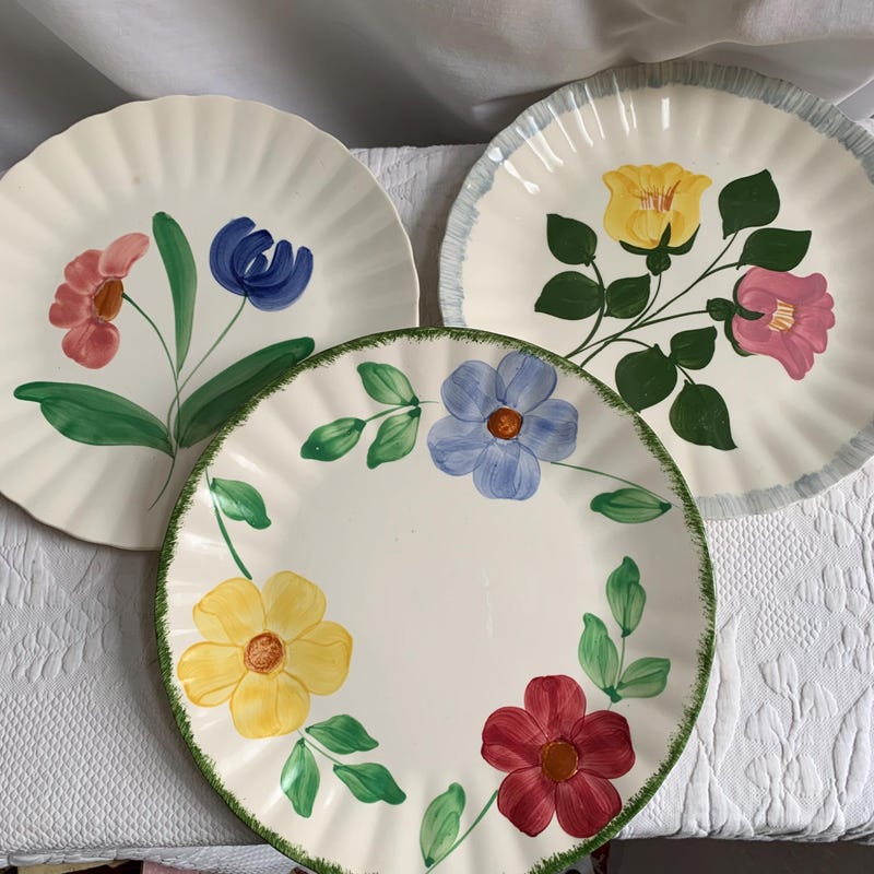 Blue Ridge Plates - Etsy