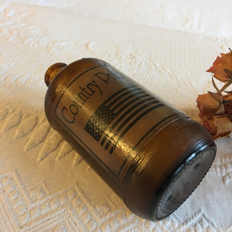 Vintage Fleecy White Bleach Bottle Decorative Label Country Laundry ...