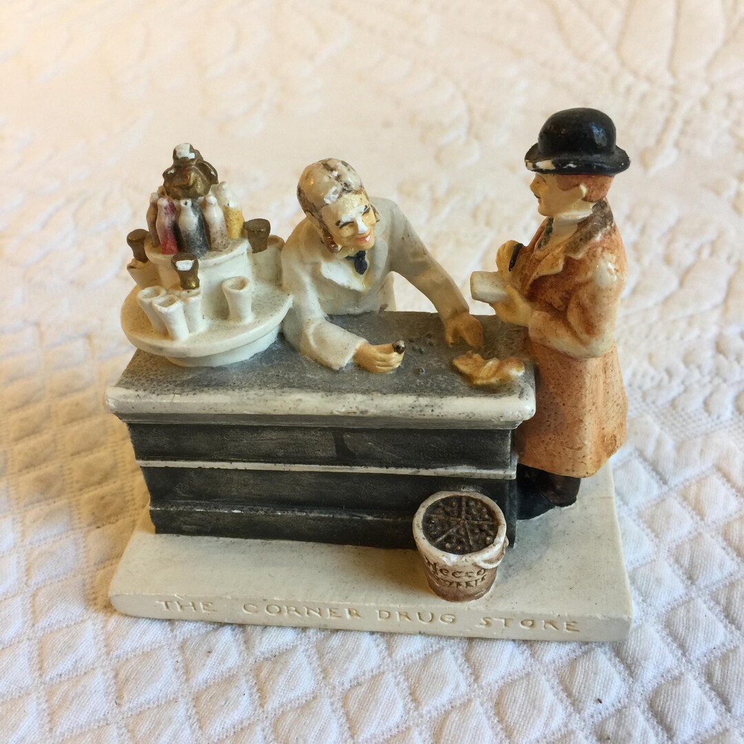 Vintage 1949 Miniature Scene by Sebastian Miniatures, Hudson, MA. Hand ...