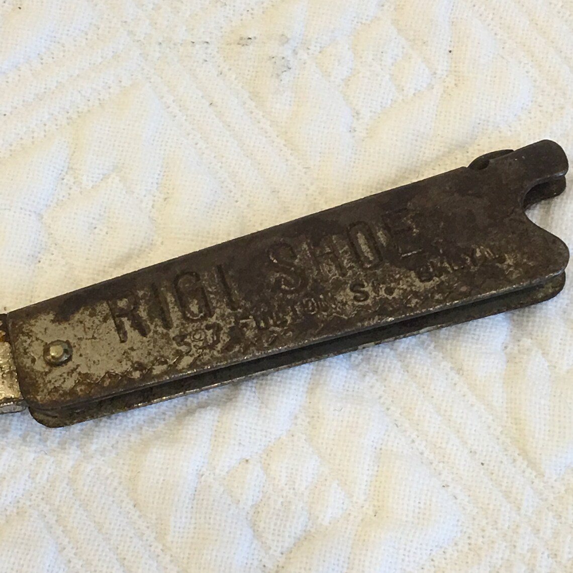 Antique 1903 Victorian Button Hook, JLS Mfg. Co. Rigi Shoe Buttoner ...