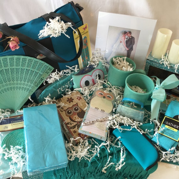 Honeymoon Fun Kit. Bridal Kit Bag Fan Shawl Mugs Plates | Etsy