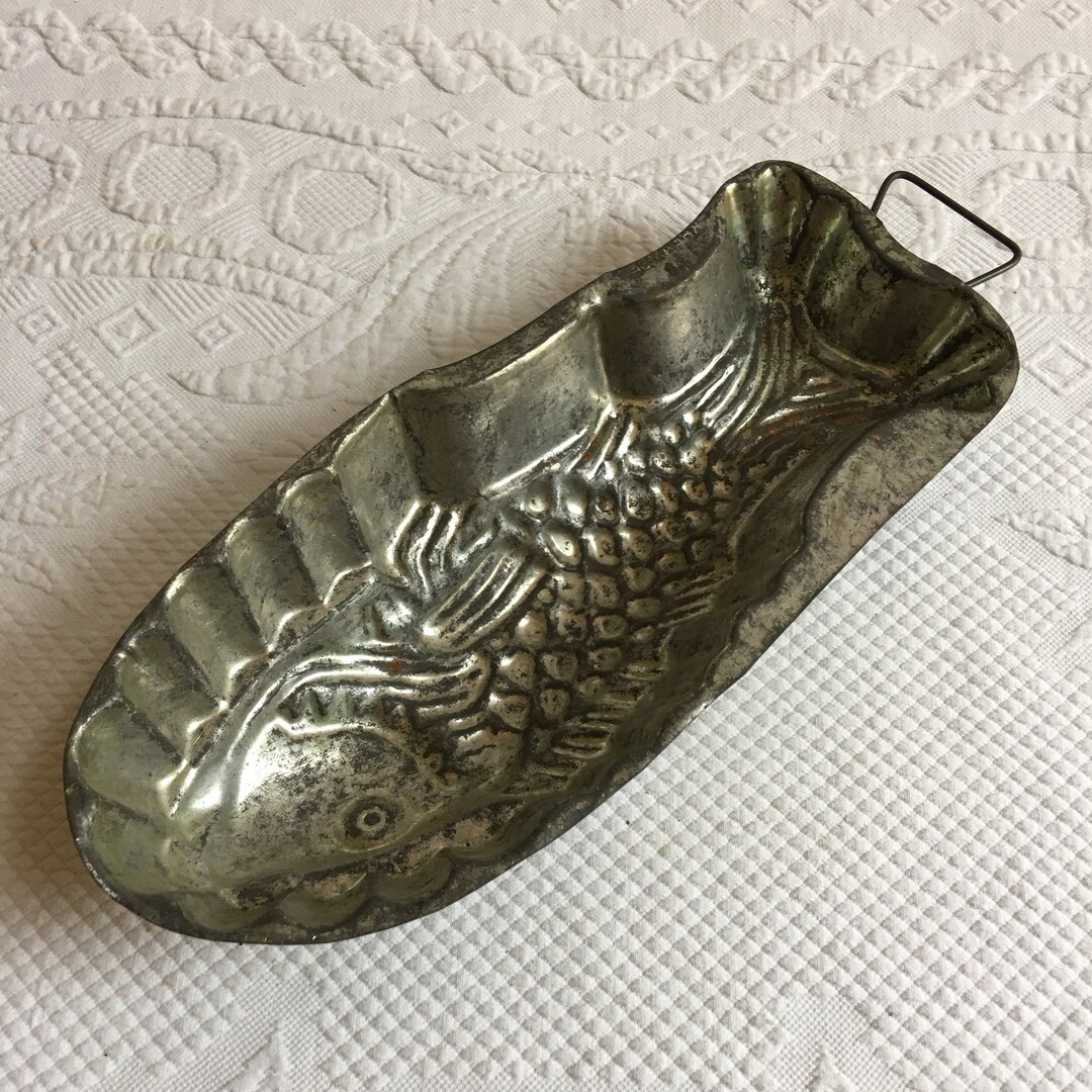 Vintage Kreamer Fish Mold. Very Old Mold Great for Kitchen Display ...