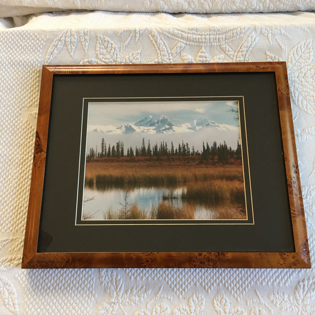 Vintage Denali Alaska Scene Taken and Signed by Photographer. Denali ...