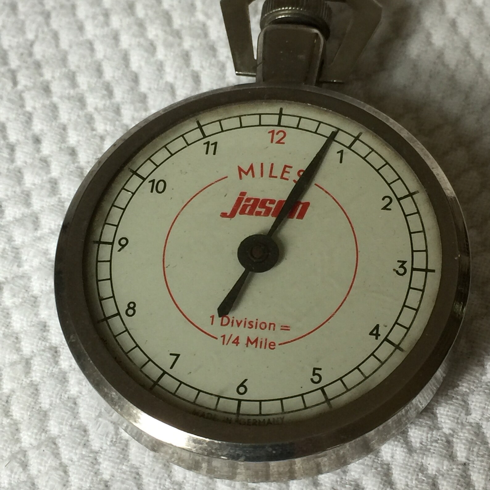 Vintage Jason Odometer to Attach to Belt With Hook. 1 Division is 1/4 ...