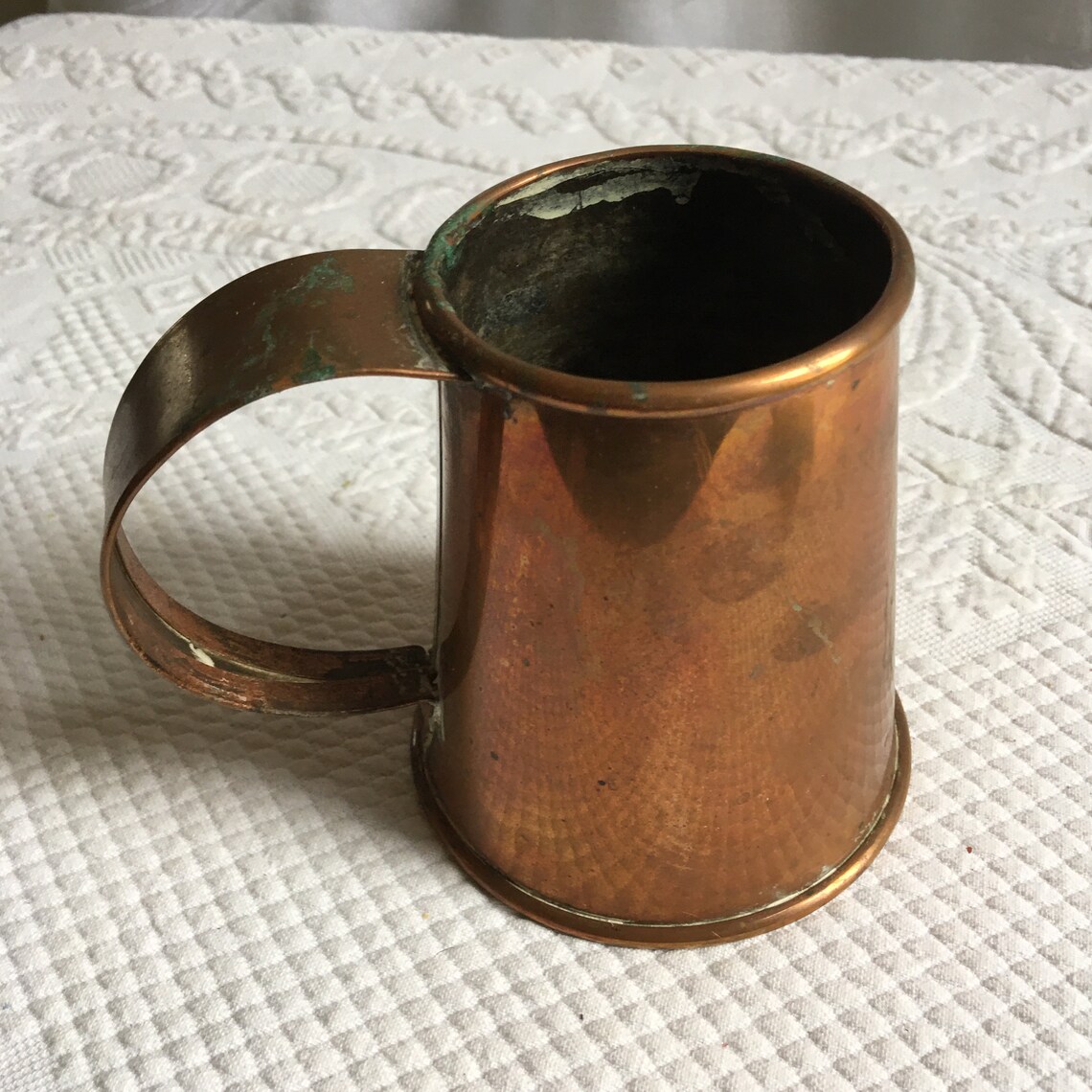Vintage Copper Colonial Virginia Antique Style Mug. Handmade in Hampton ...