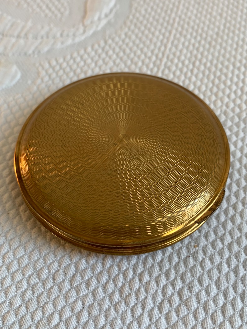 Vintage Petit Point Compact With Lovely Brass Frame. Petit Point ...