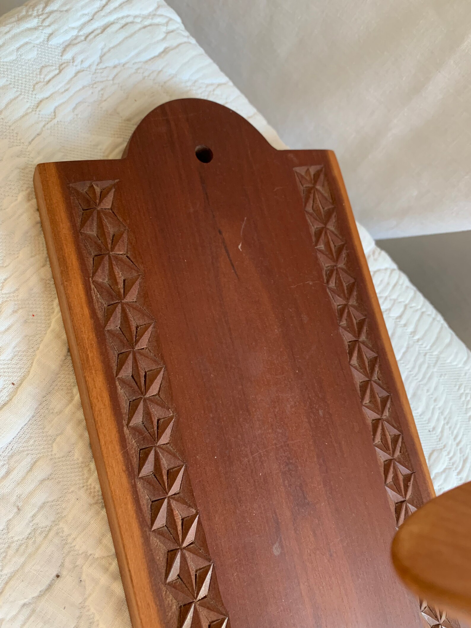 Vintage Wood Wall Sconce Romanian Hardwood Candle Wall Sconce. Carved ...