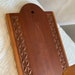 Vintage Wood Wall Sconce Romanian Hardwood Candle Wall Sconce. Carved ...