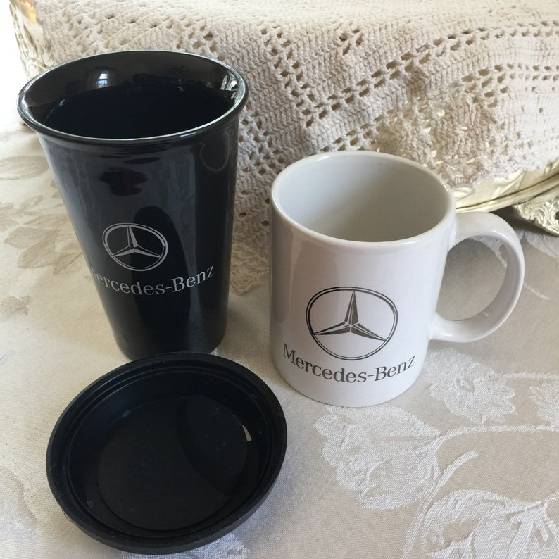 Car Emblem and Name Printed on the Mug. Tall Black Sipping Mug With ...