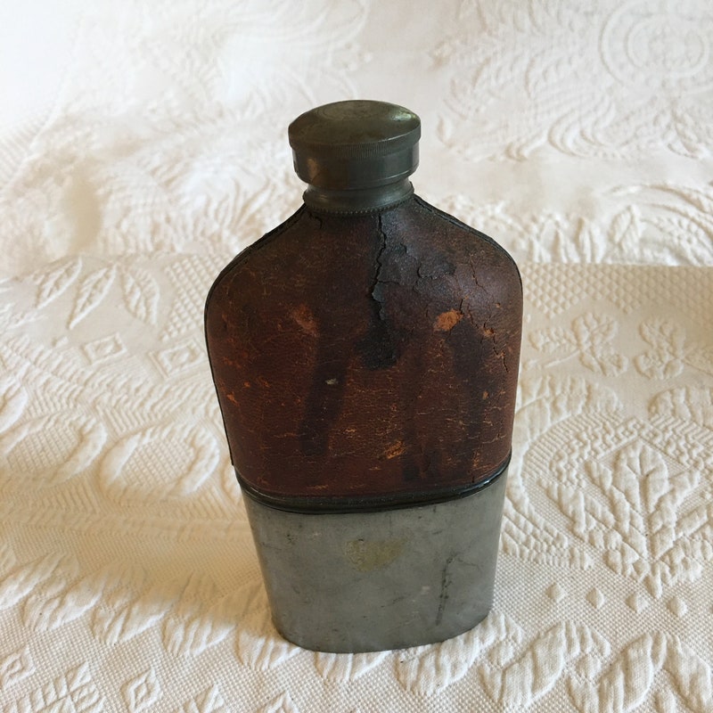 Vintage Flask - Etsy