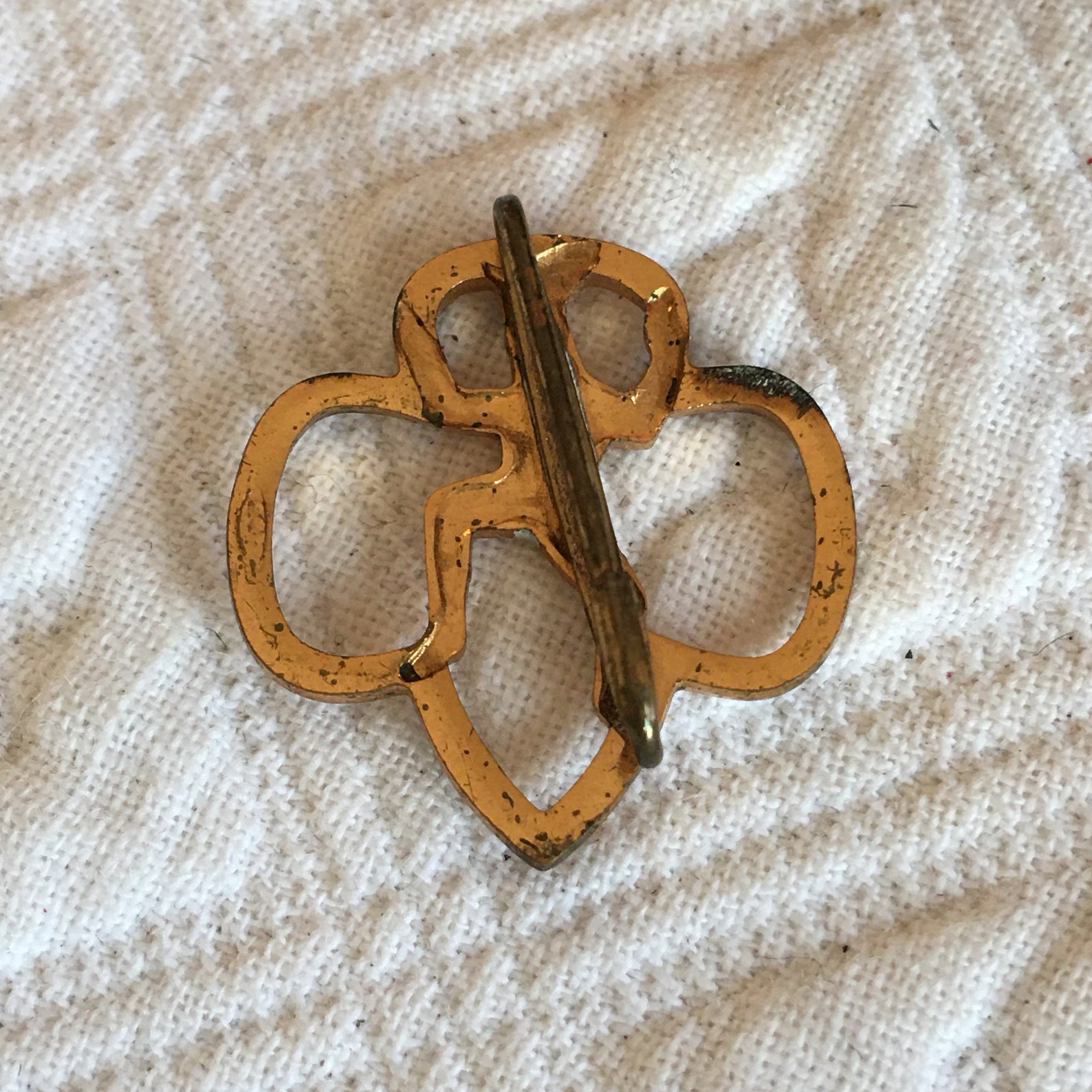 Vintage Girl Scouts Pin Open Outline Shape With Figure Inside. Girl ...