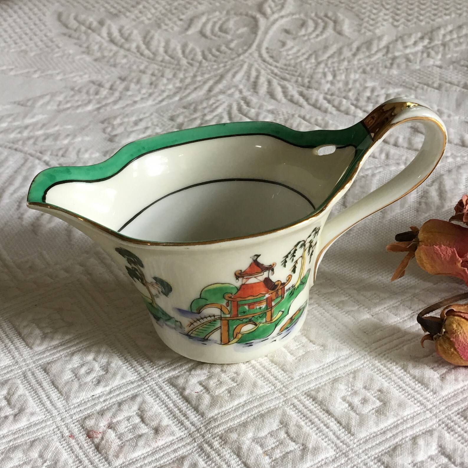 Vintage Oriental Noritake Creamer Pitcher. Openwork Design by - Etsy