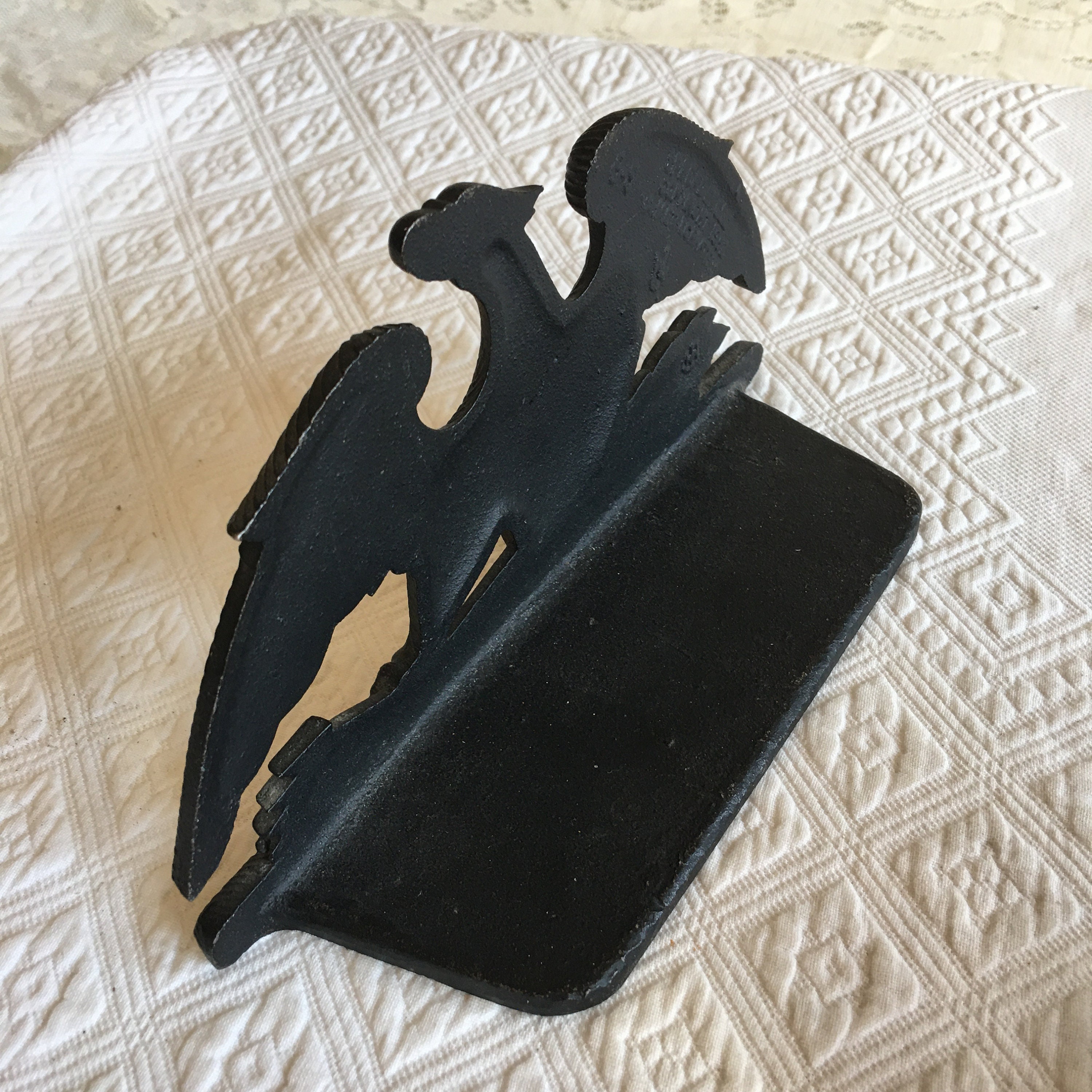 Vintage Cast Iron Spread Eagle Doorstop. 1952 Eagle With - Etsy