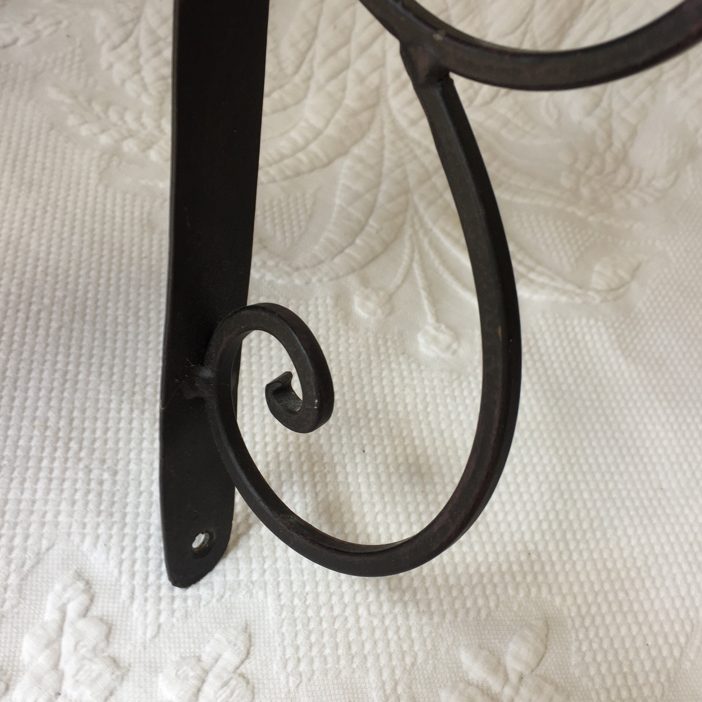 Vintage Wrought Iron Swirls and Curly Cues for Outdoor or Indoor Corner ...
