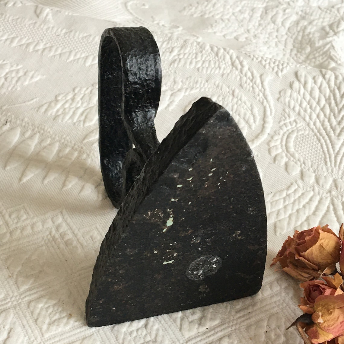 Antique Wrought Iron Iron. Great Display Black Rustic Looking | Etsy