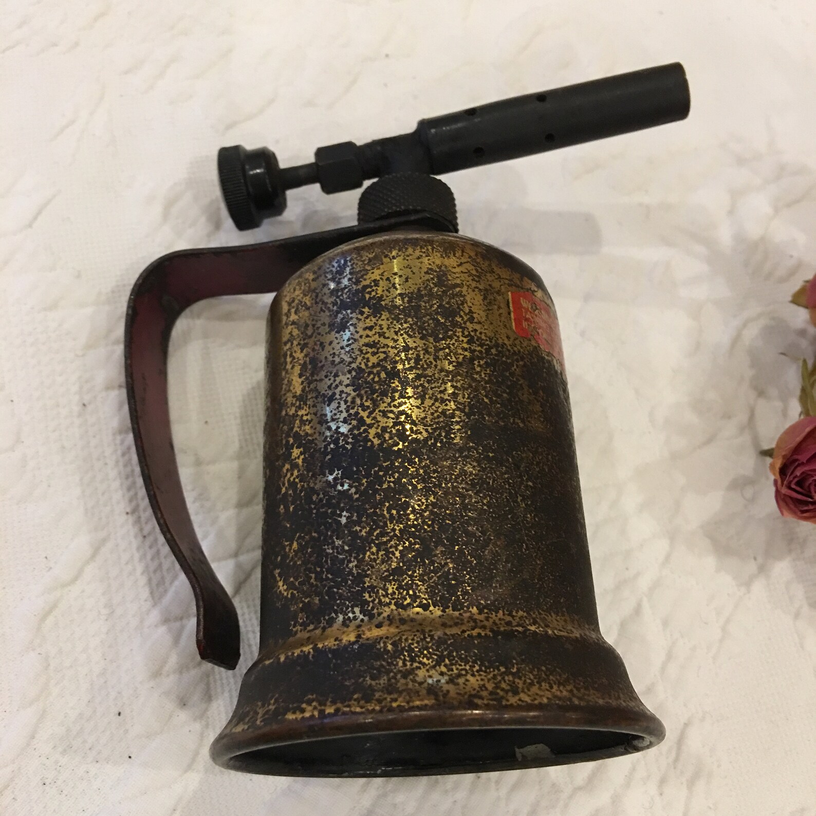 Vintage Fulton Guaranteed Torches. Hand Blow Torch. Vintage Torch. Gold ...