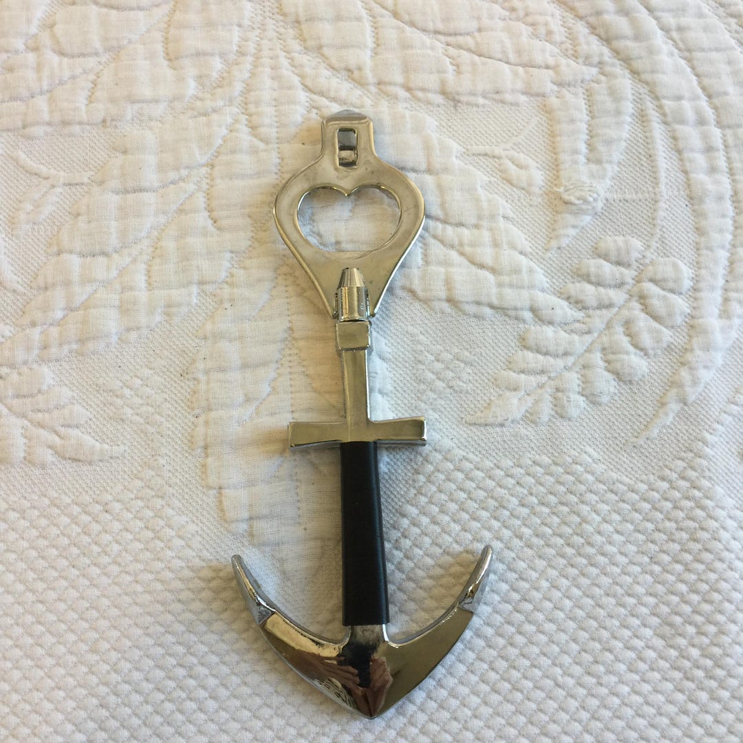Vintage Anchor Bottle and Can Opener. Anchor With Vinyl Wrap for Easy ...
