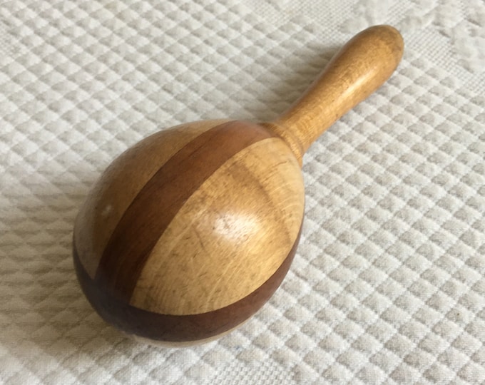 Vintage Two Tone Darning Egg Made With Two Woods Charming Decorative ...